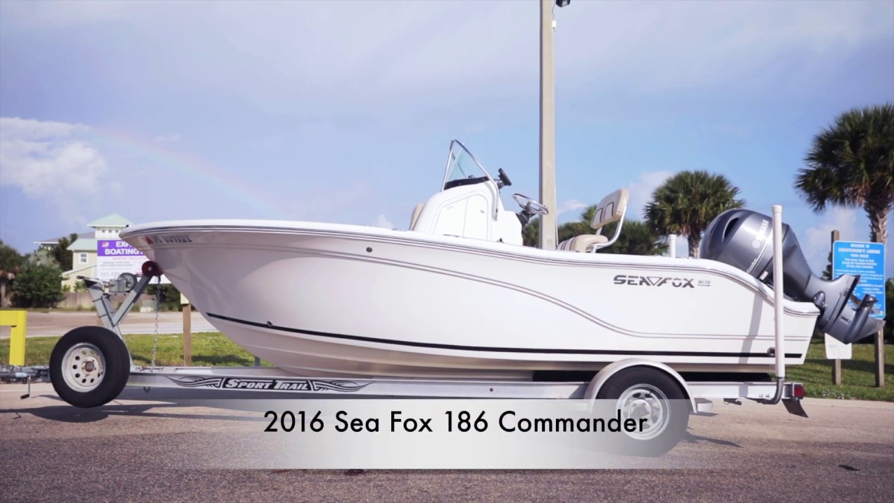 2016 Sea Fox 186 Commander W/ Yamaha F115 4 stroke (50 hrs)*Palm Bay ...