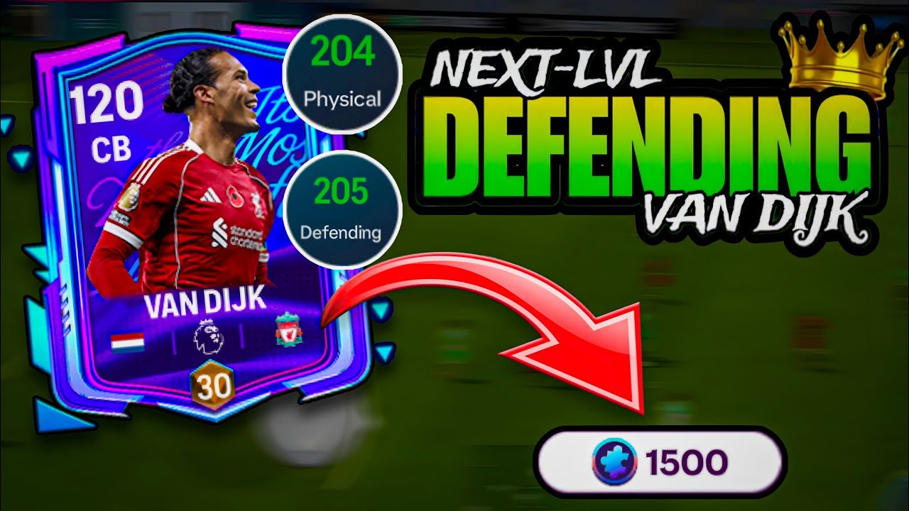 This 115 OVR Van Dijk Card is ILLEGAL 🧱 | FC Mobile Gameplay Review ...