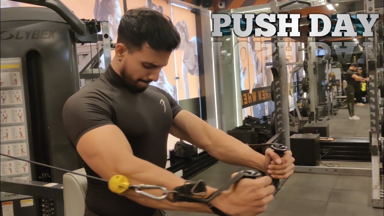 LET'S HIT SOME CHEST AND TRICEPS [ PUSH DAY] - YouTube