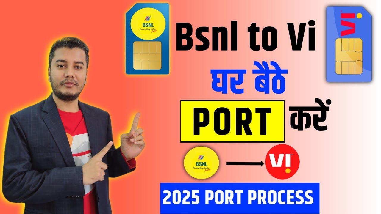 Bsnl to Vi port kaise kare | How to port bsnl to Vi | Bsnl to Vi port ...