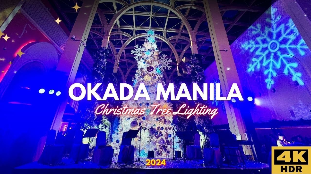 OKADA Manila Christmas Tree Lighting w/ SB19 STELL | Enchanting ...