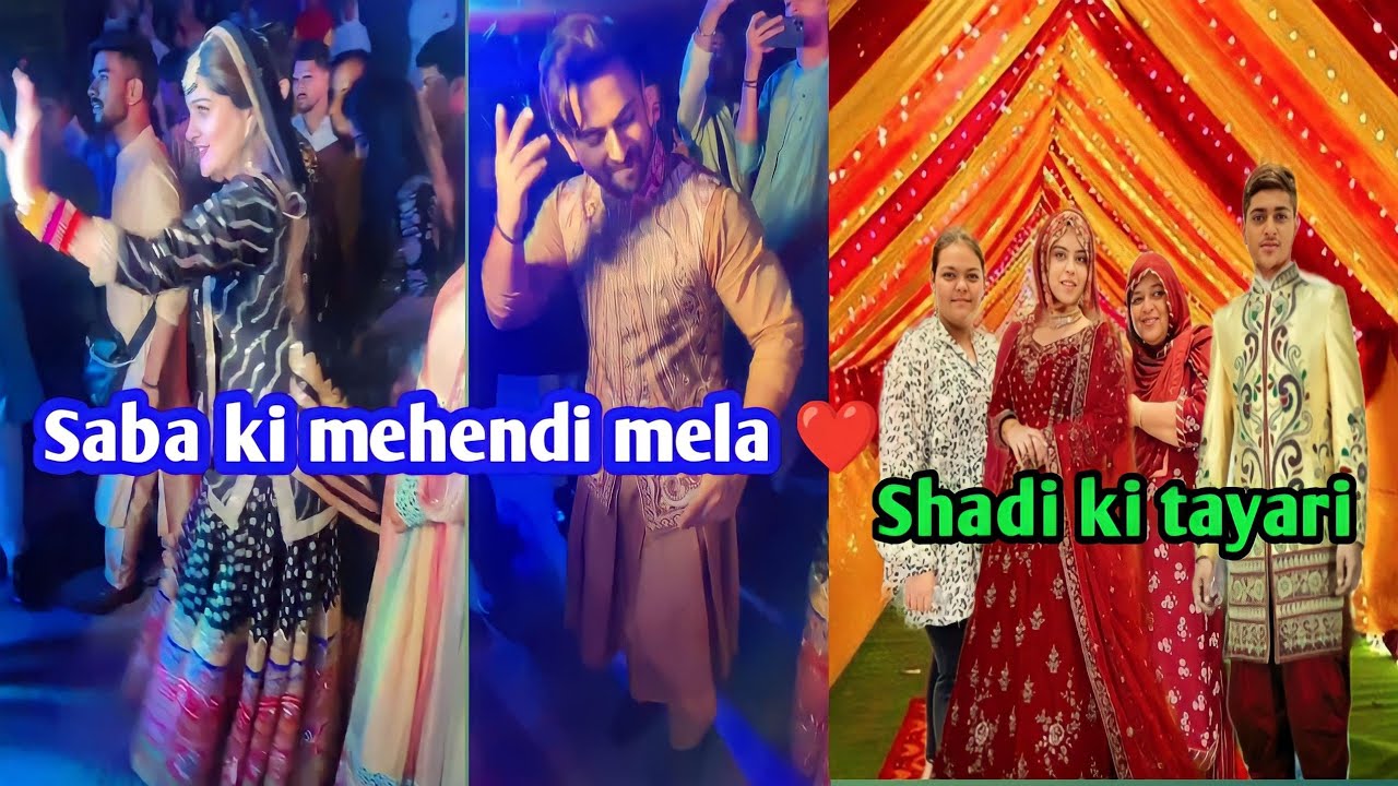 bhabhi Bhai ki Mehendi Dance ☺️ Shadi ki Tayari ho gai | Saba Khalid ki Shadi | Dipika kakar ...
