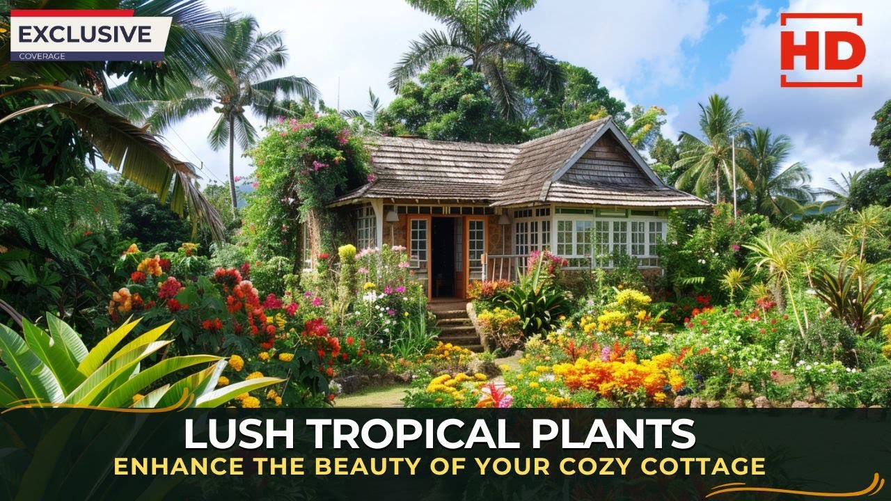 Lush Tropical Garden Ideas to Enhance the Beauty of Your Cozy Cottage ...