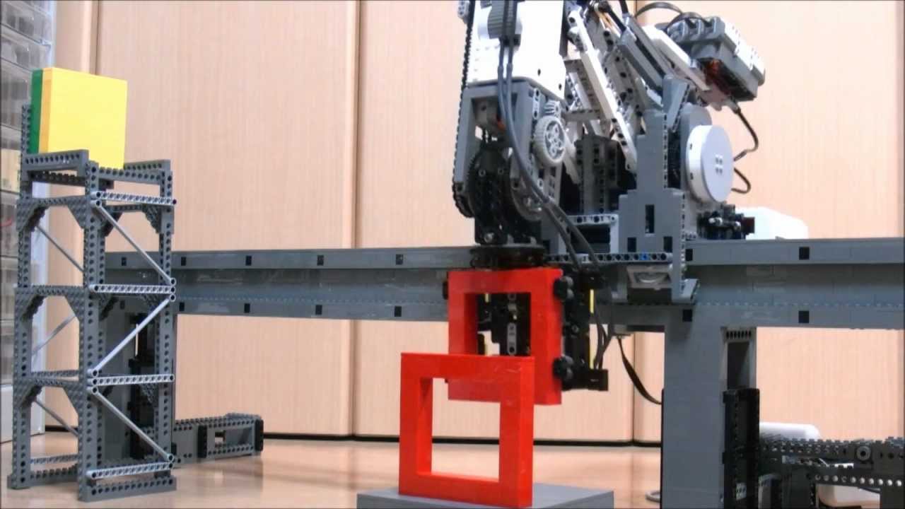 LEGO Mindstorms NXT 5-axis Robot S750 Demo - YouTube