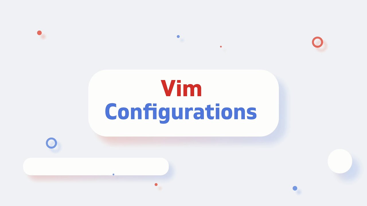 Vim 02 - Vim configuration | تنظیمات ویم - YouTube