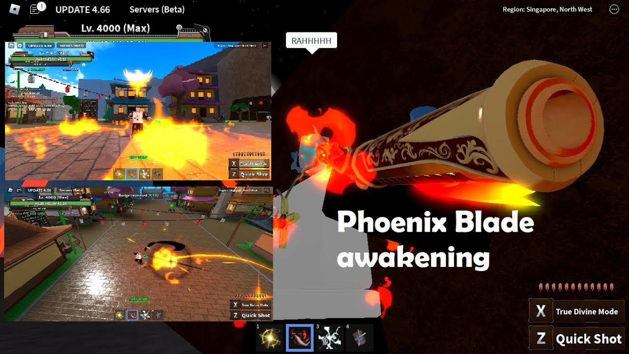 how to awaken pb (phoenix blade).... | King legacy - YouTube