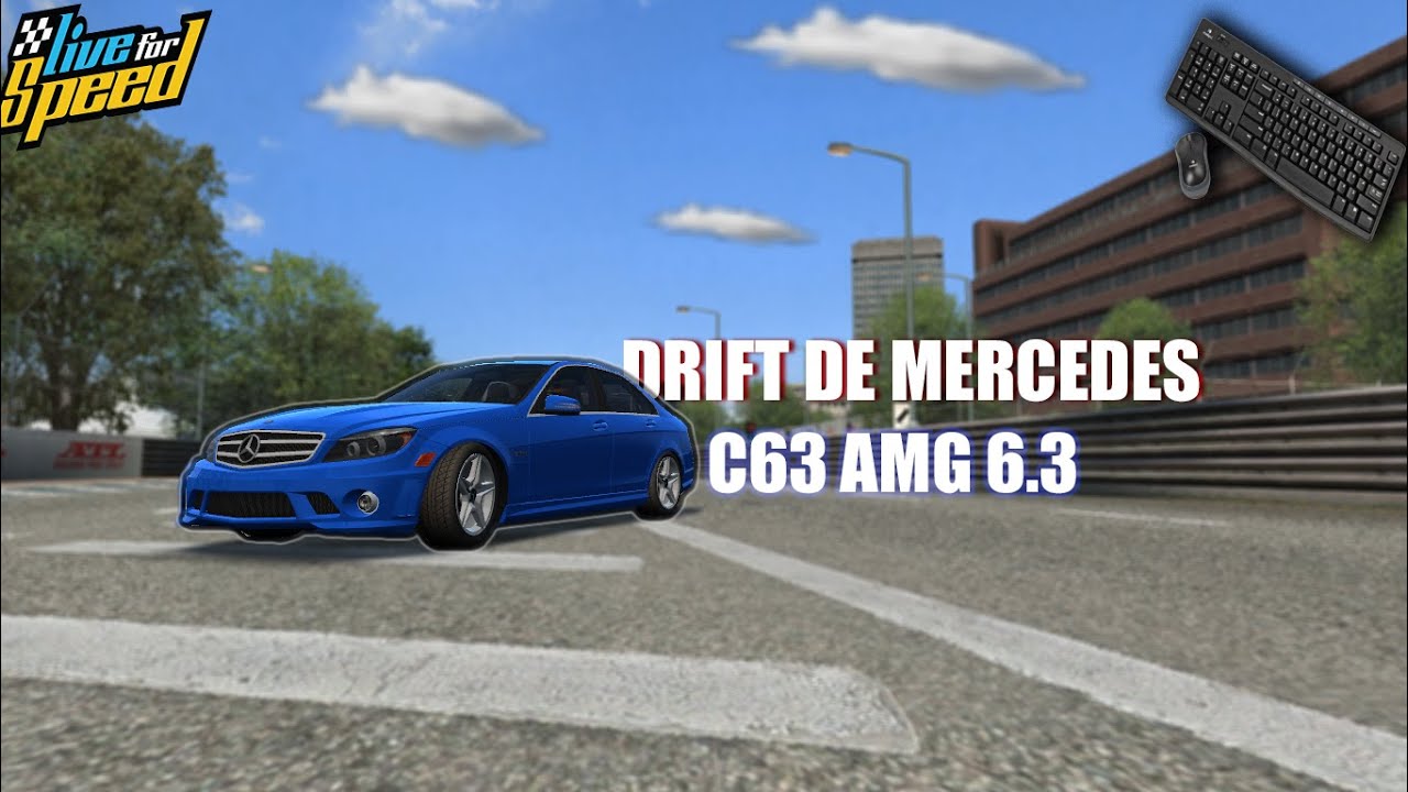DRIFT DE MERCEDES C63 AMG // LFS - YouTube