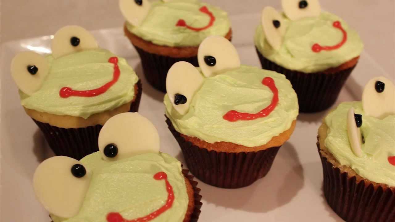 #11 Frog Cupcakes - How to Make EASY Frogs by 22do - YouTube