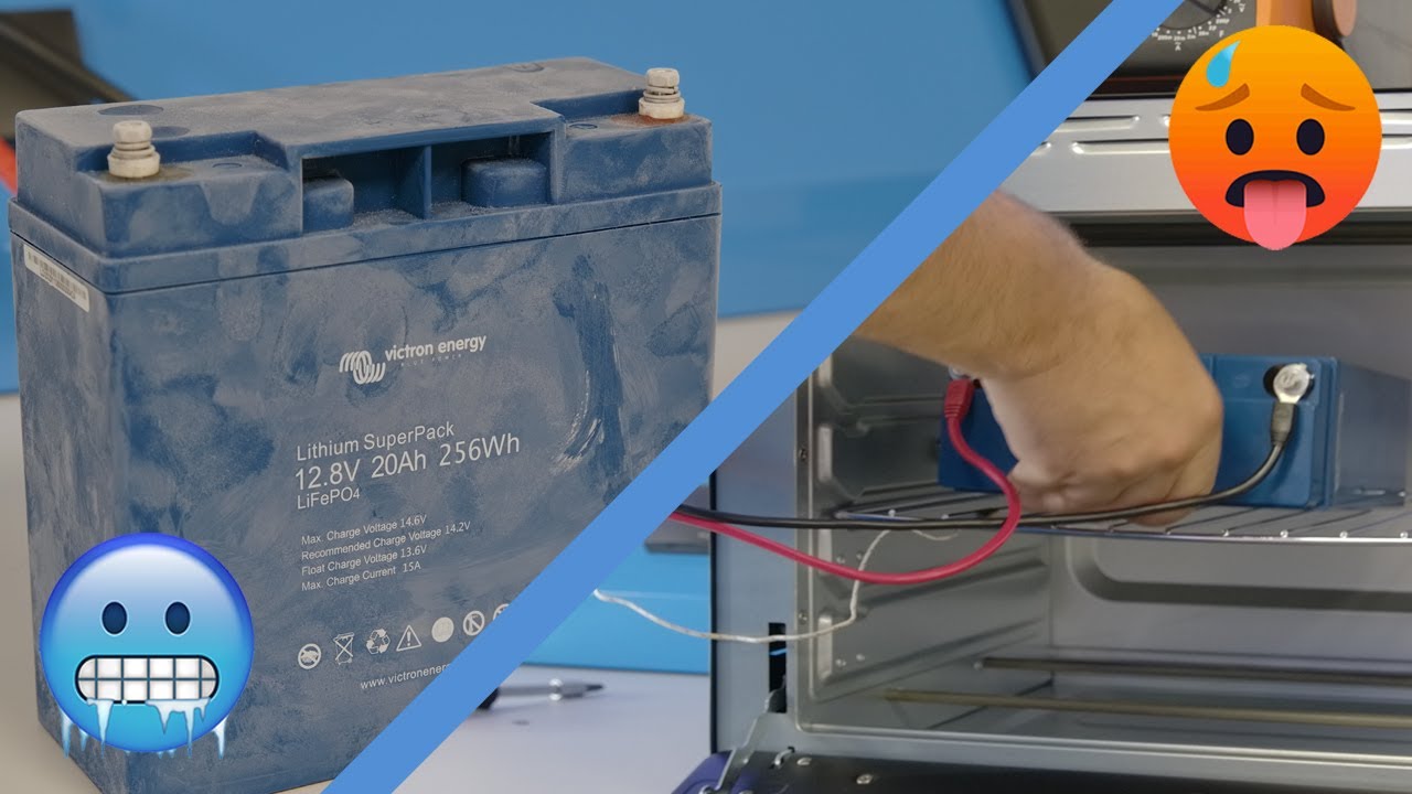 Extreme cold and heat lithium battery test - YouTube