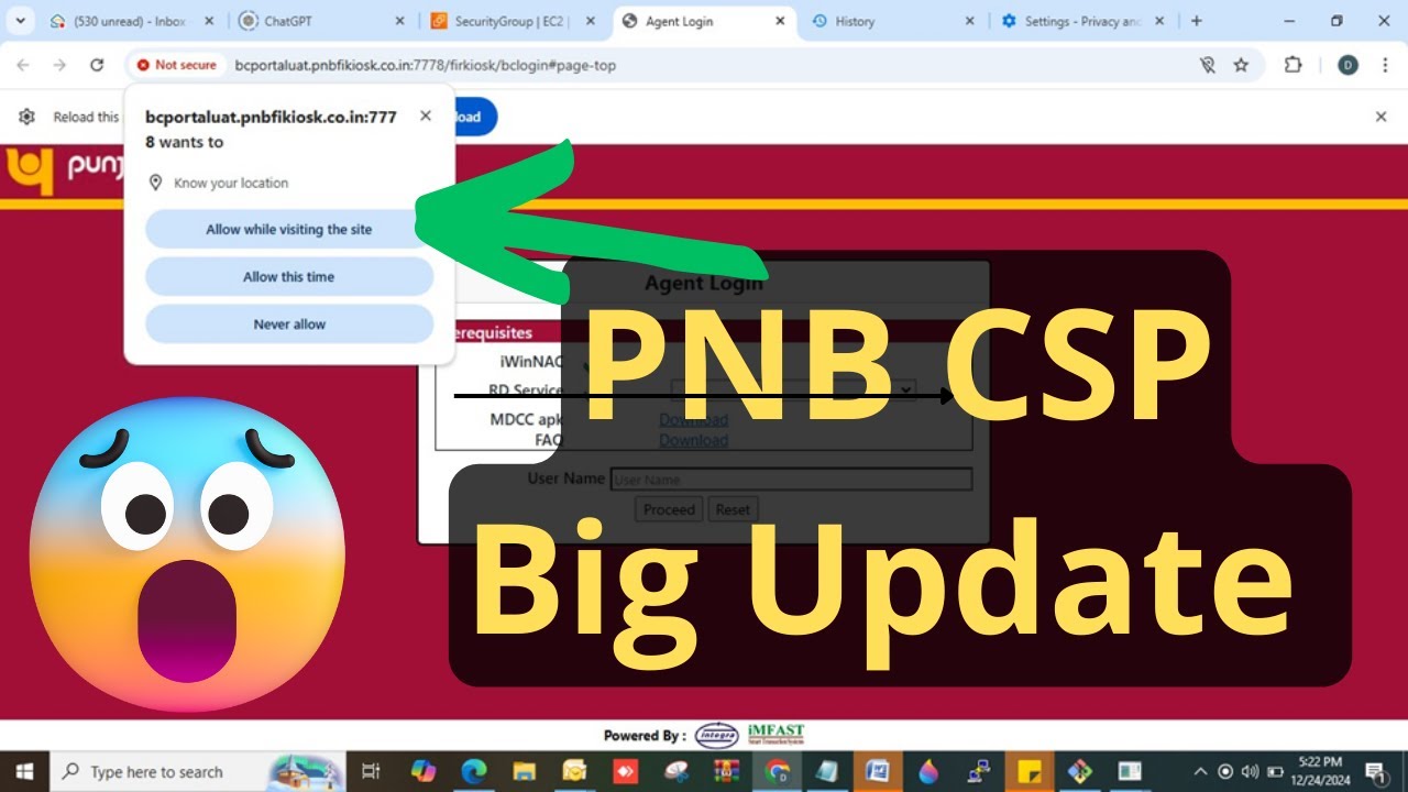 PNB csp bc new update 2025 location update @PNBCSPCLUB - YouTube