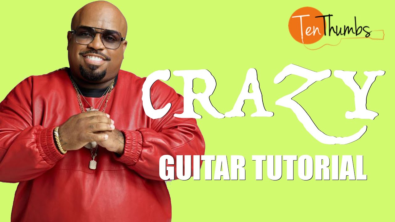 Crazy - Gnarls Barkley - Easy Beginner Guitar Tutorial - YouTube