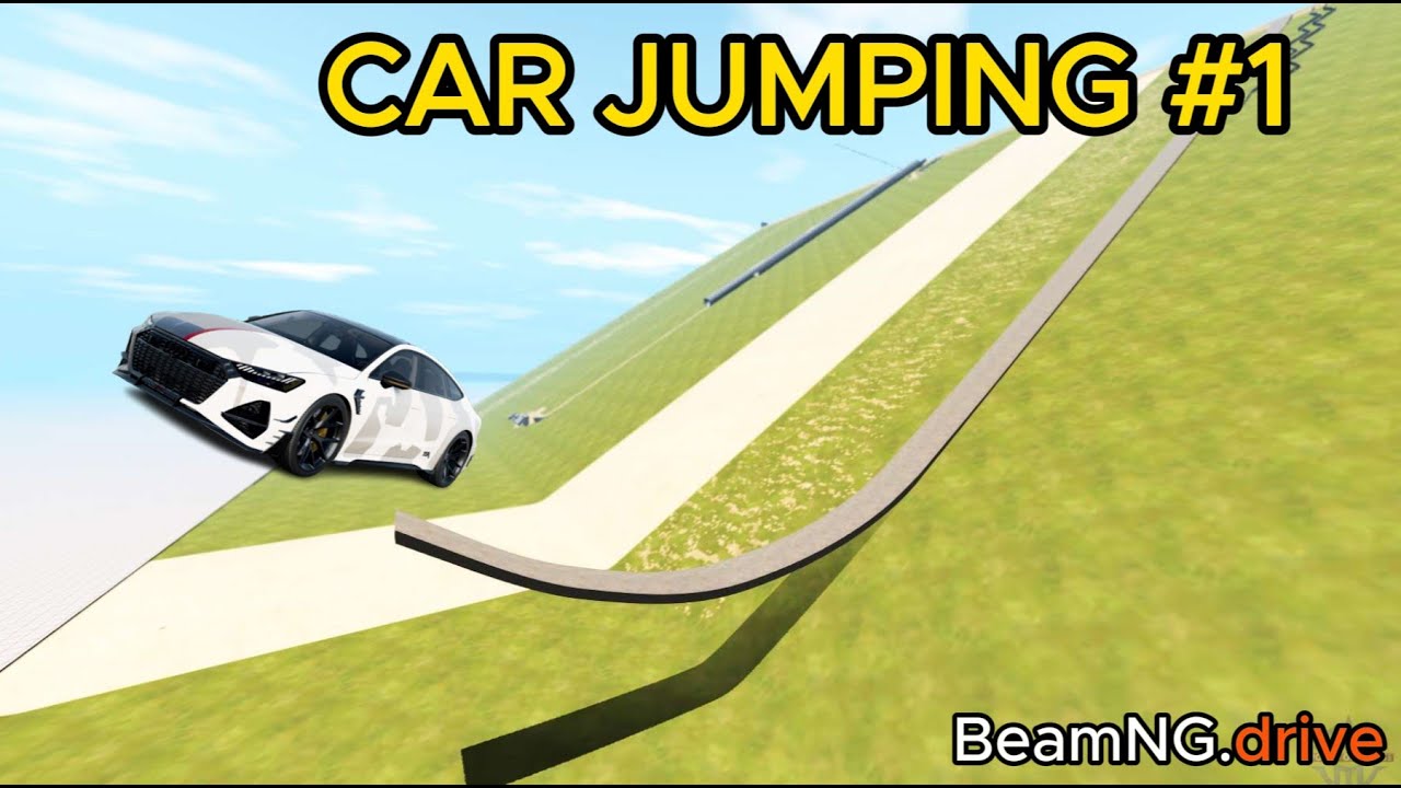 Epic Jumping Car #1 - BeamNG Drive - YouTube