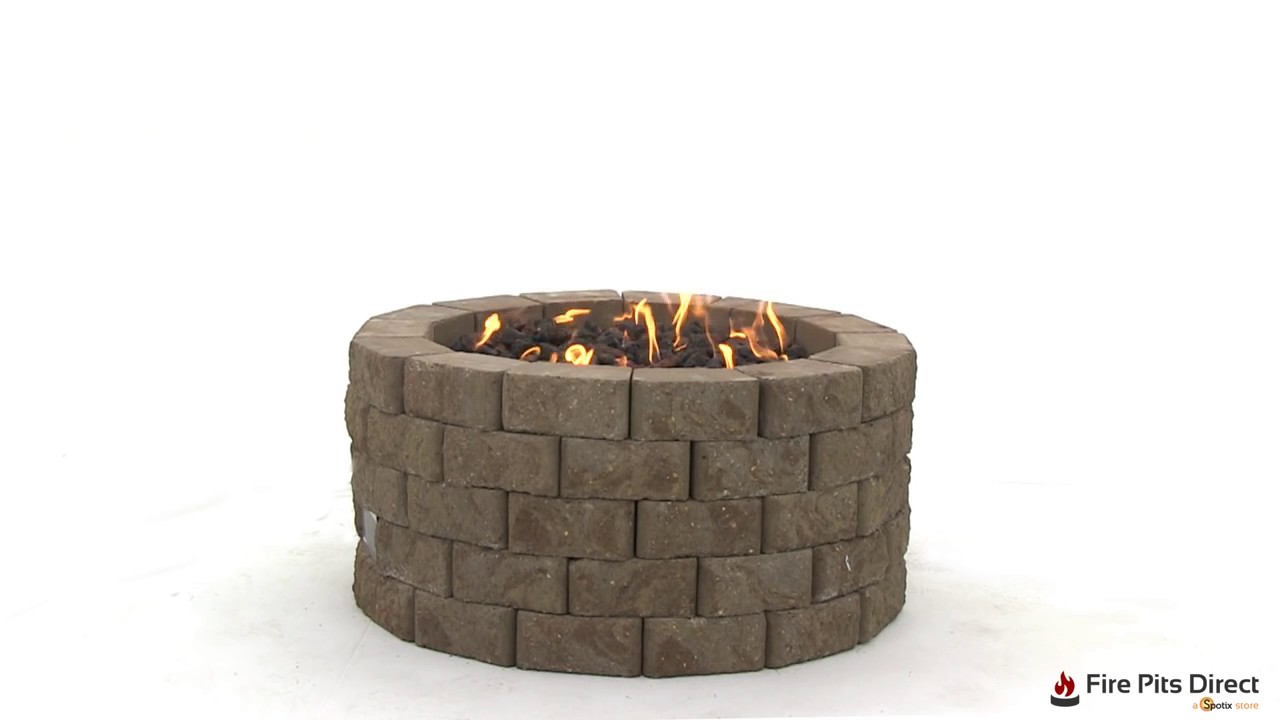 HPC HWI Electronic Ignition Outdoor Gas Fire Pit Insert Kit - YouTube