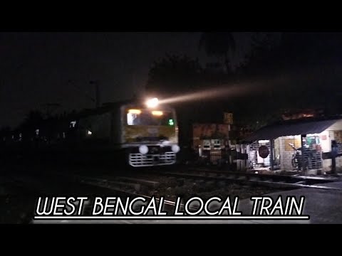 Indian Railways || Local Passengers Train || Night Local Train West ...