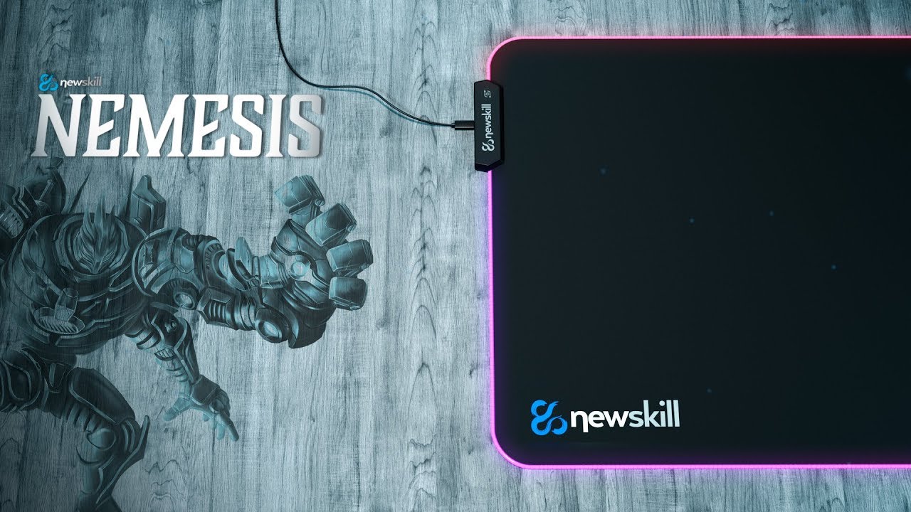 Nemesis Alfombrilla RGB - Newskill - YouTube