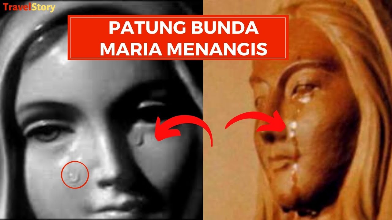 Wow! Ini 2 Mukjizat Patung Bunda Maria Menangis yang Diakui Gereja ...