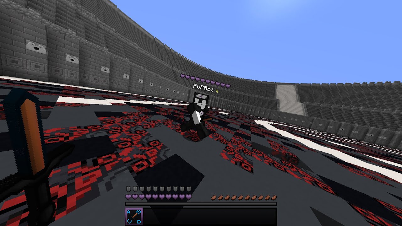 I MADE A 1.9+ MINECRAFT PVP BOT | QRush PvP Bot Early Showcase (HitSync ...