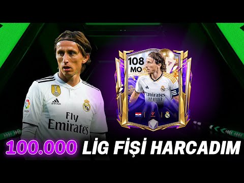 100.000 LİG FİŞİ HARCADIM! MODRİC ALDIM! FC MOBİLE 25