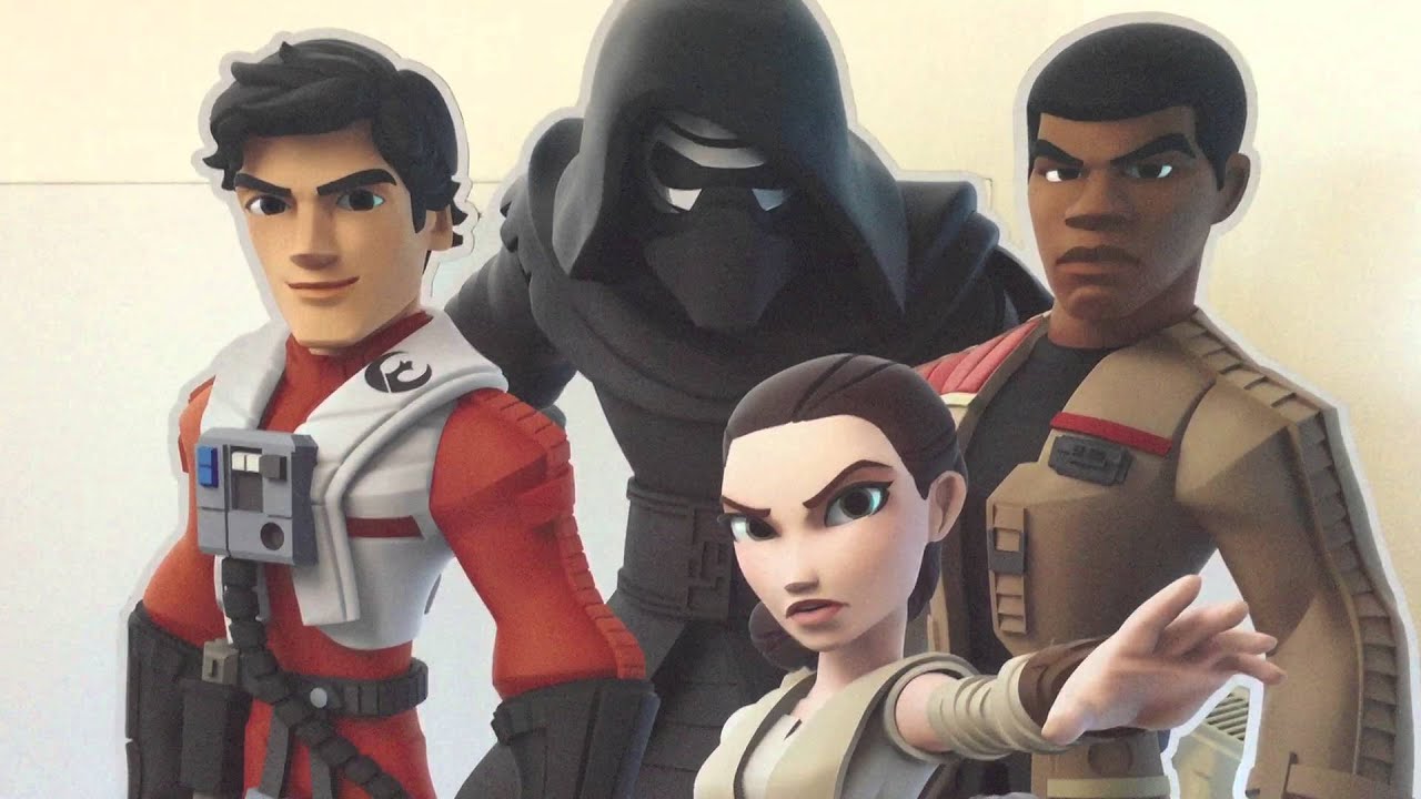 STAR WARS DISNEY INFINITY THE FORCE AWAKENS STANDEE - YouTube