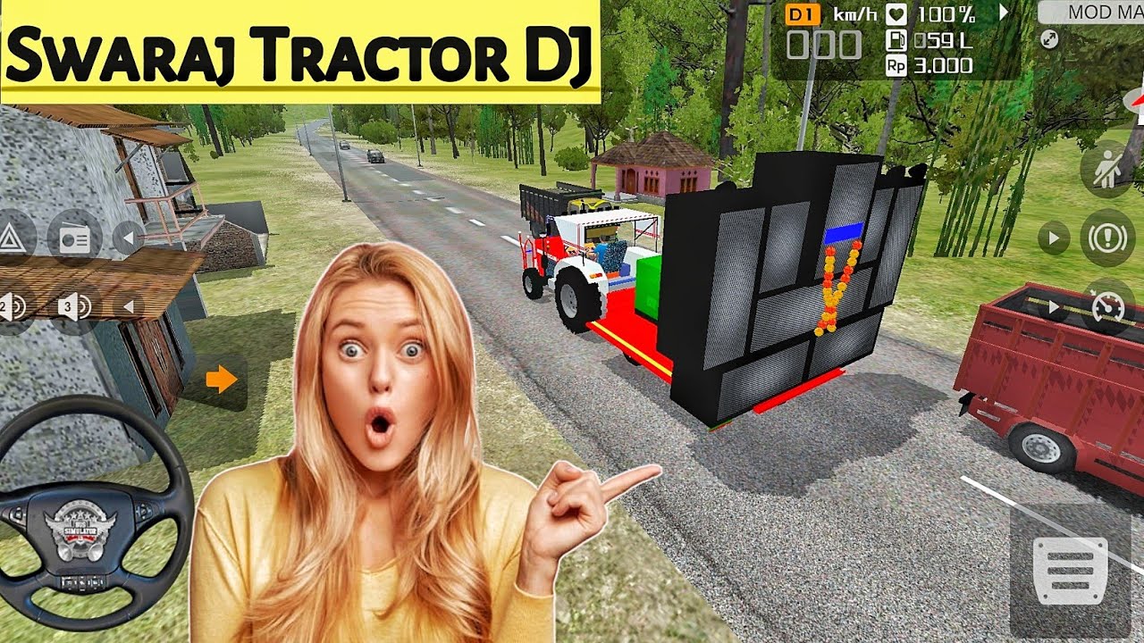 New DJ Mod Tector 🚀 Swaraj Tractor DJ Game ll Rajasthani Truly DJ 😱 ...