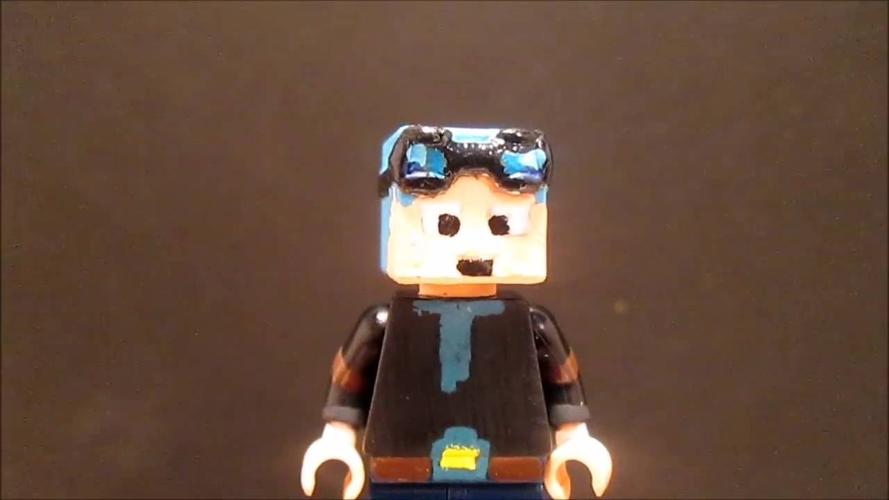 Lego Custom dantdm minifigure - YouTube