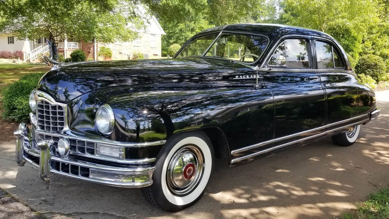 1948 Packard Custom Eight walk around - YouTube