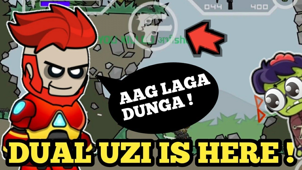 FINALLY I GOT DUAL UZI IN MINI MILITIA !! - YouTube