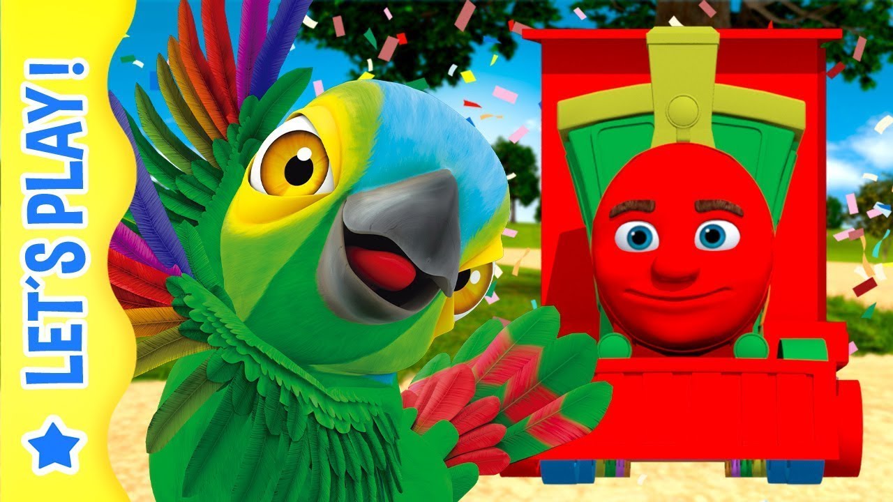Animal Train at Zenon's Farm #3 | The Frog - Pepe the Parrot and Others ...