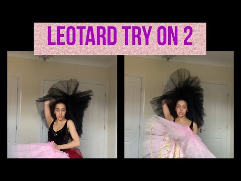 Leotard and costume try on 2