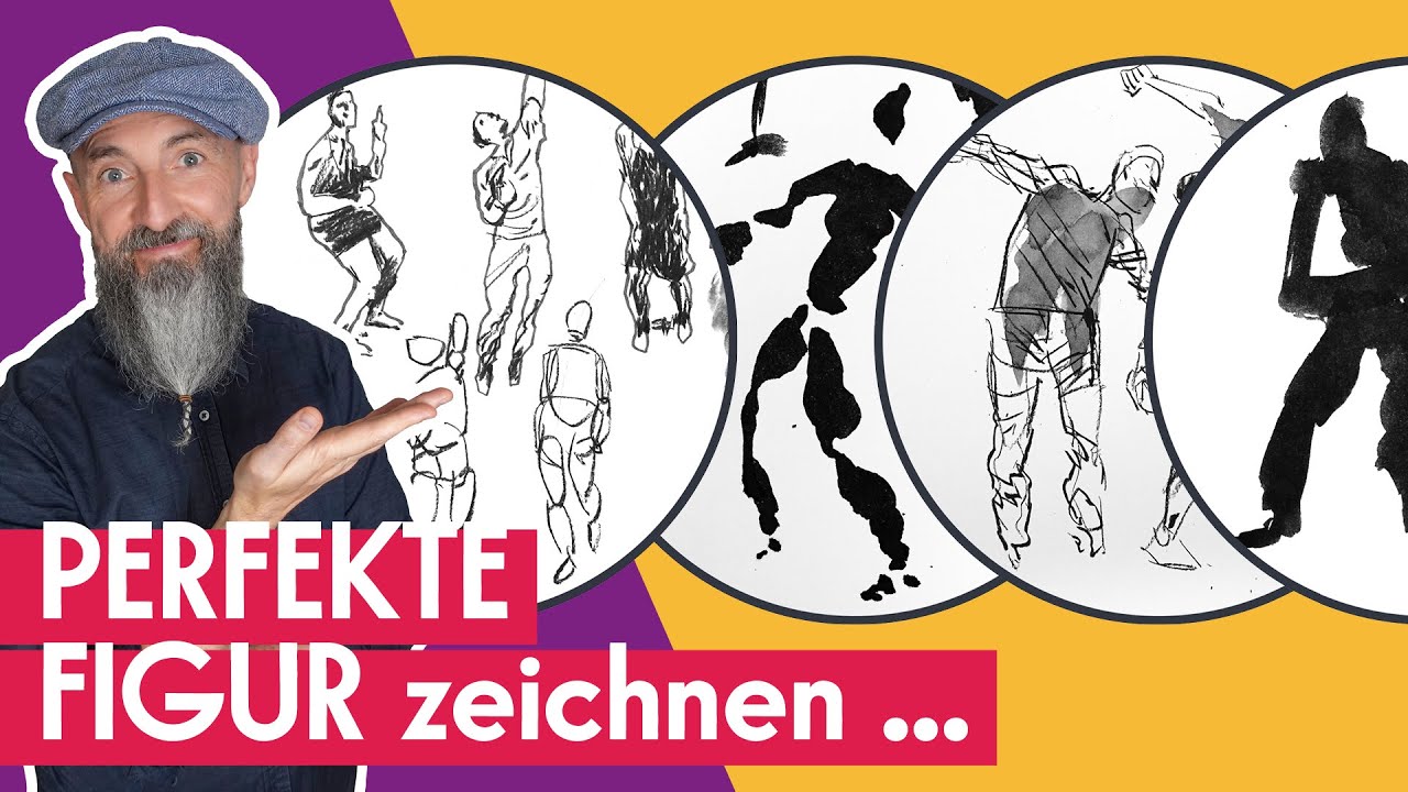 Menschen zeichnen ohne Vorkenntnisse – frei und unbeschwert mit diesen ...