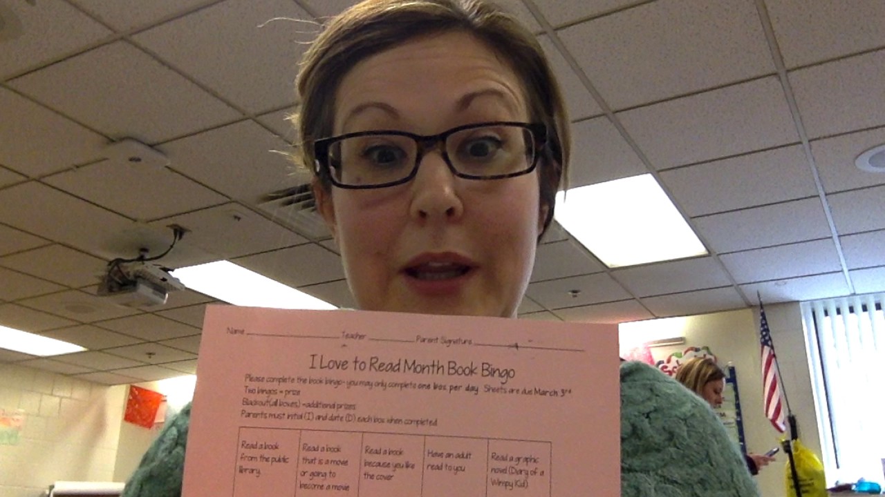 I Love to Read Book Bingo Instructions - YouTube