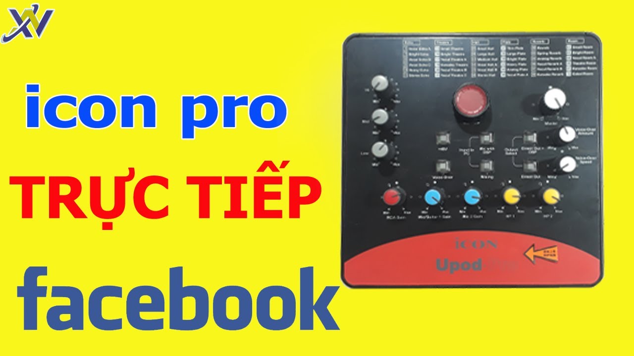 Cách sử dụng icon upod pro livestream Facebook - YouTube
