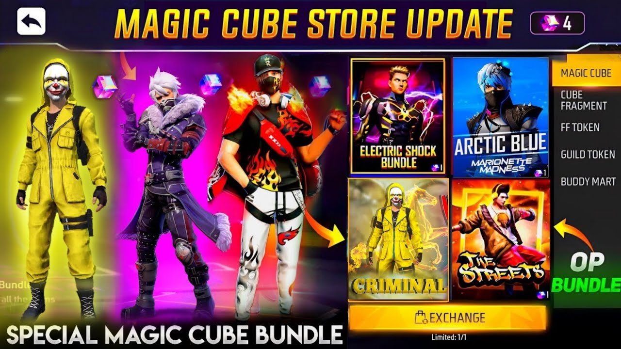 NEW MAGIC CUBE BUNDLES | NEXT MAGIC CUBE BUNDLES FREE FIRE | FF NEW ...