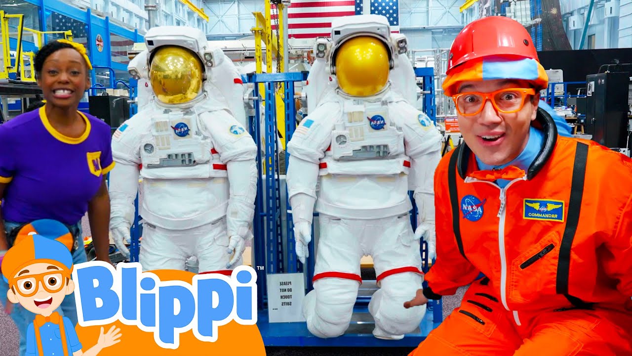 🏁 Blippi and Meekah's Amazing Moon Race! 🚀 | Blippi | Moonbug Kids ...
