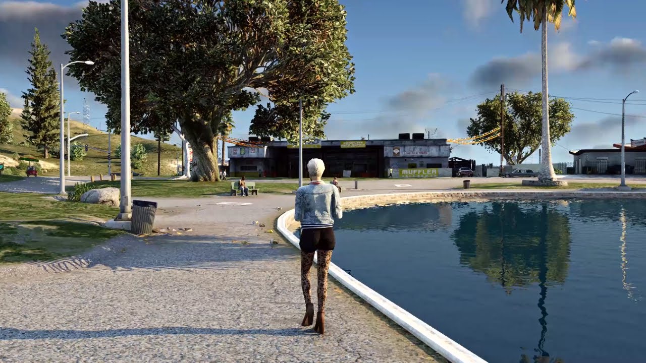 GTA V Walking Tours - Mirror Park | 4K Ultra - Natural Vision Evolved ...