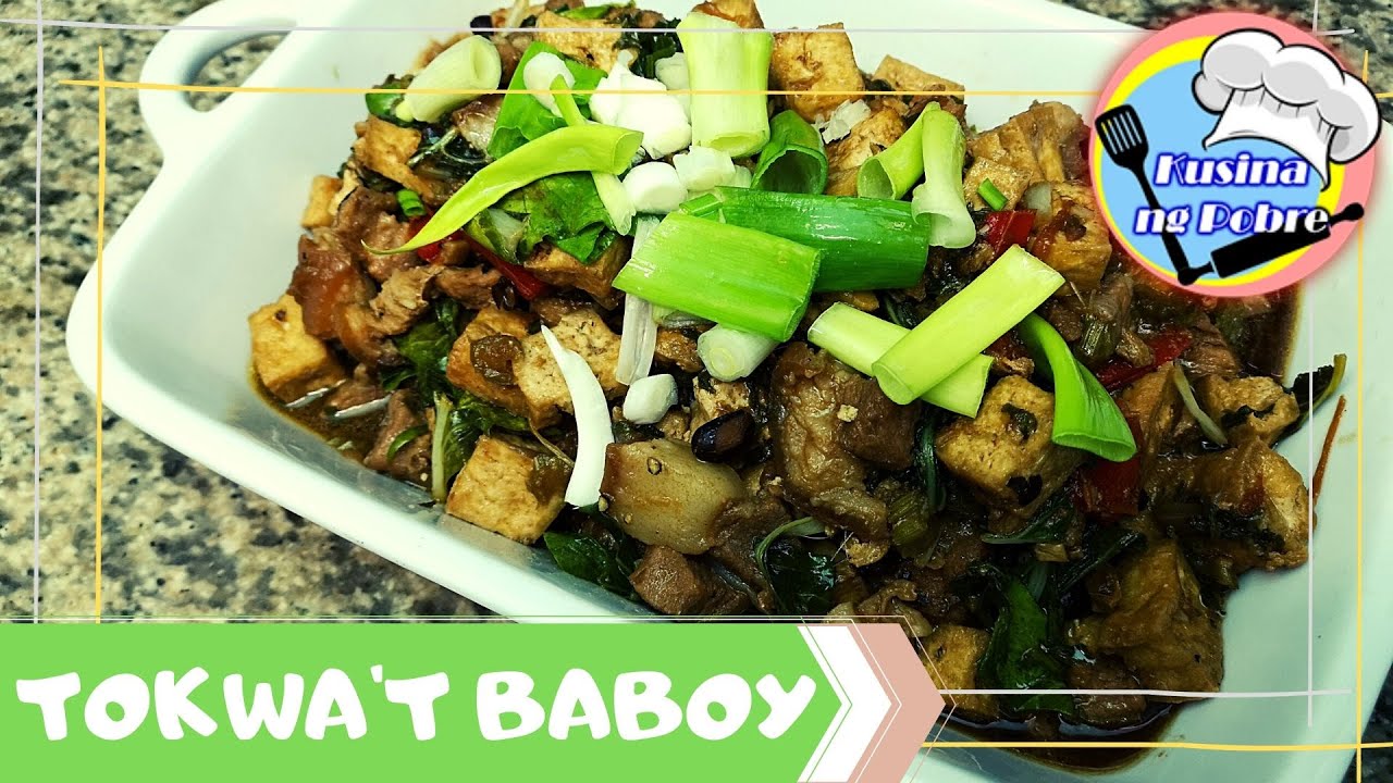 HOW TO COOK TOKWA'T BABOY IN TAUSI SAUCE - YouTube