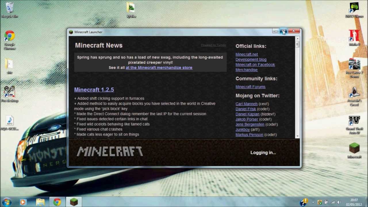 How to install buildcraft on minecraft 1.2.5 - YouTube