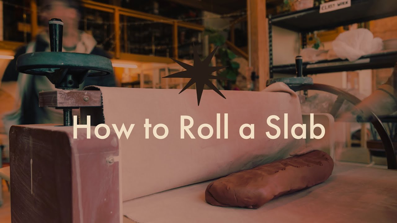 How to Use the Slab Roller at the Digs - YouTube