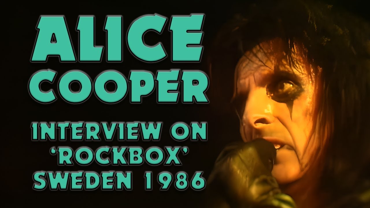 ALICE COOPER interviewed on Sweden's 'Rockbox' radio-show in 1986 - YouTube