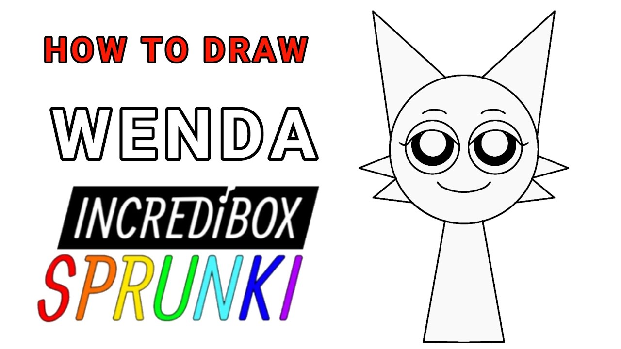 How to draw WENDA | Incredibox Sprunki - YouTube