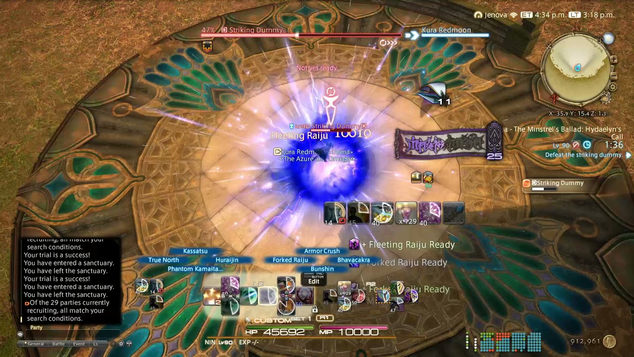 FF14 Endwalker: Ninja Lvl 90 Rotation (Beta - Don't watch if you haven ...