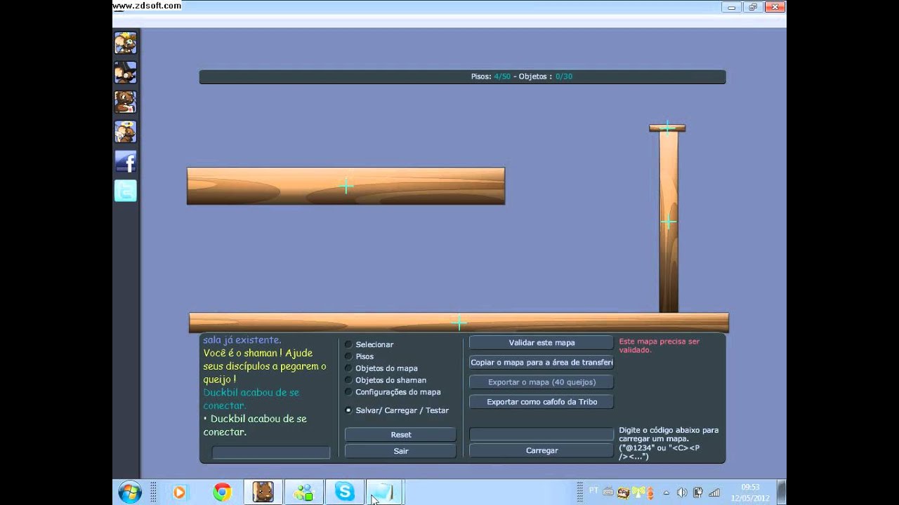 como fazer elevador no transformice - YouTube