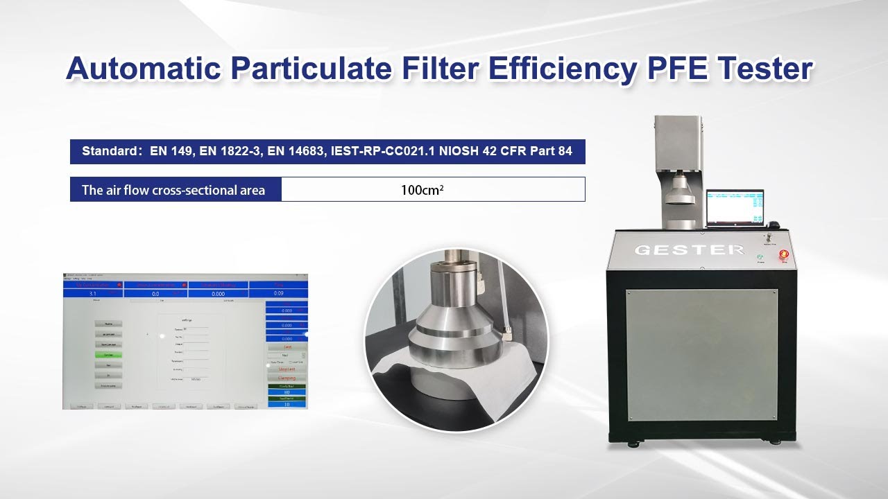 Face Mask Particulate Filtration Efficiency Tester PFE Testing ...