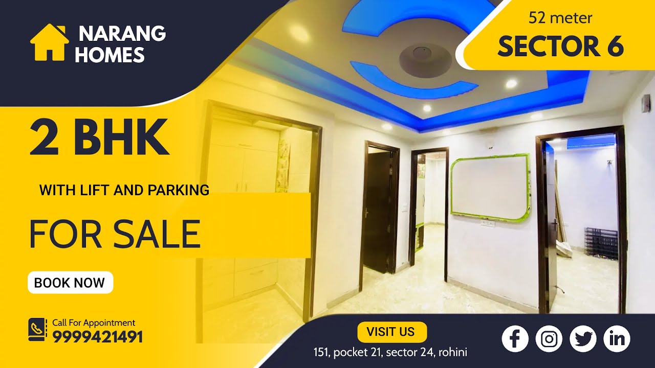 Independent floor for sale in rohini sector 6 | Narang Homes | flats in ...
