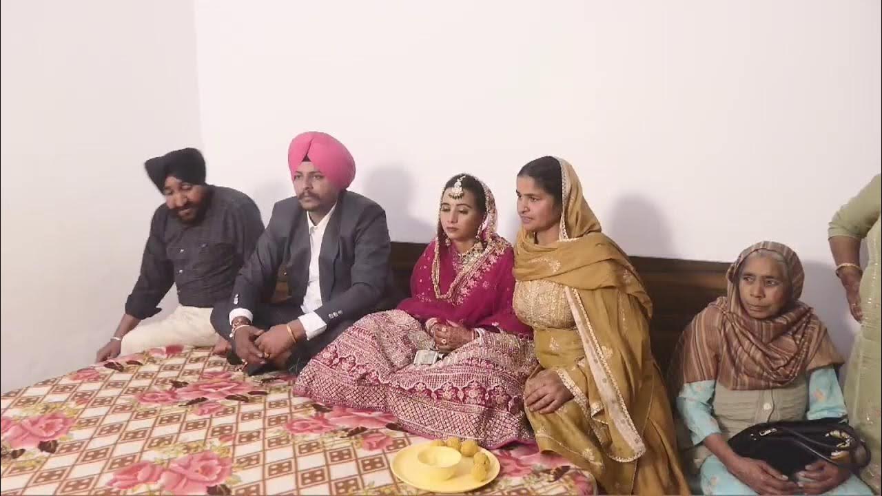 Live wedding ceremony Bhupinderpal Singh Weds Mandeep Kaur - YouTube