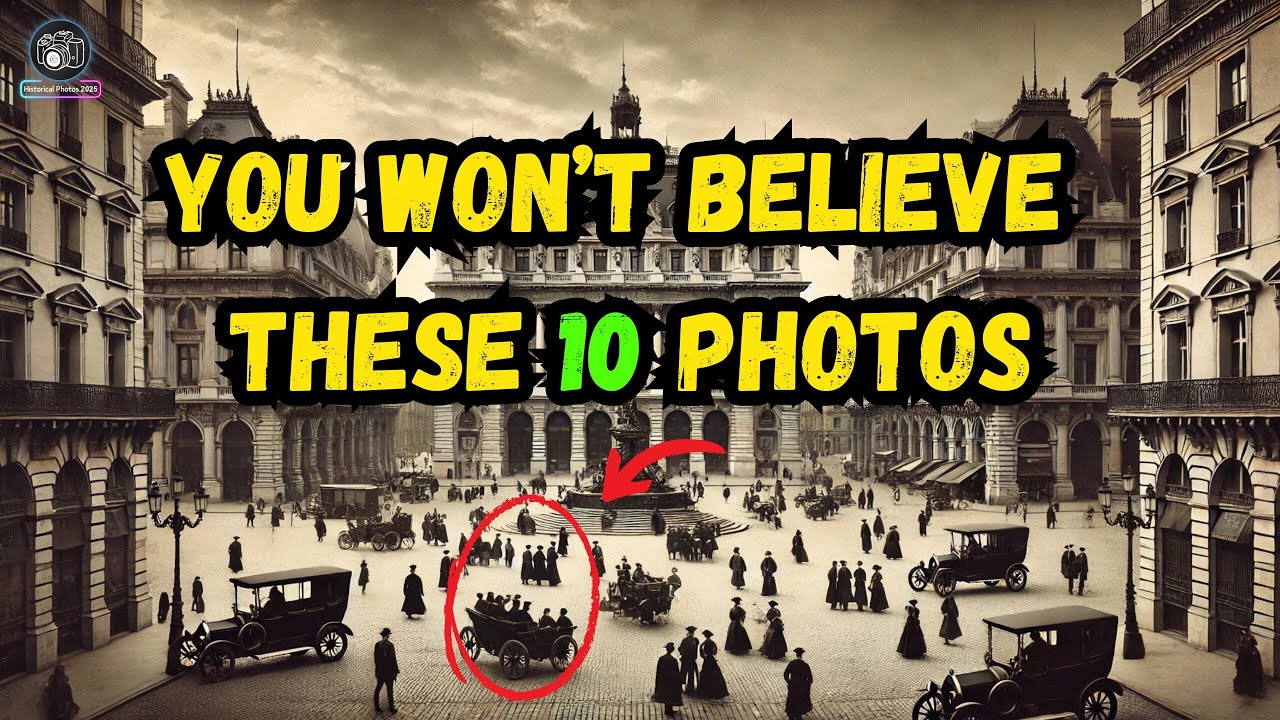 10 Rare Historical Photos You Won’t Believe | Hidden Moments Revealed ...