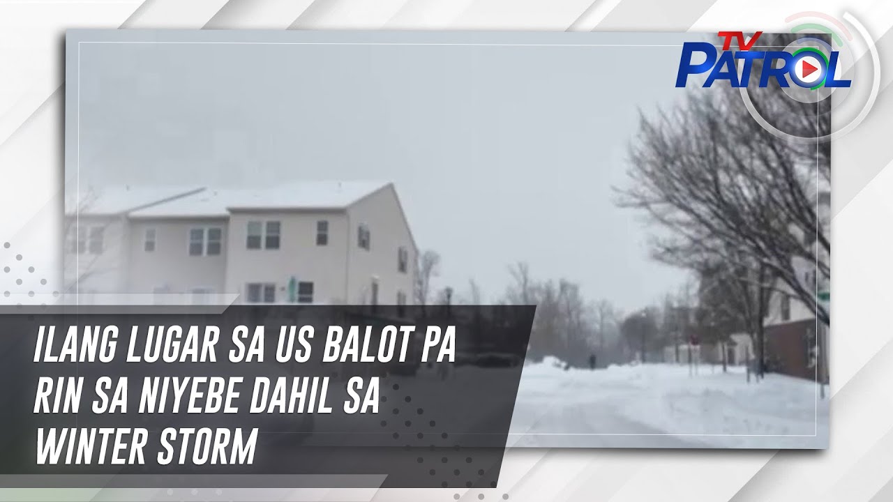 Ilang lugar sa US balot pa rin sa niyebe dahil sa winter storm | TV ...