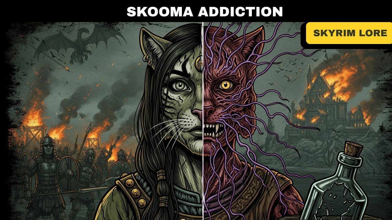 The Horrifying Truth About Skooma Addiction - Skyrim Lore - YouTube