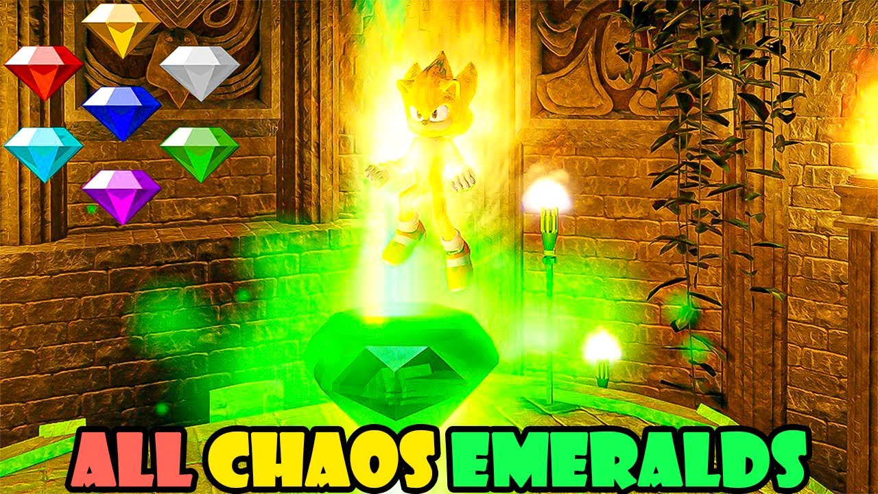 How to get ALL 7 Chaos Emeralds in Sonic Movie Adventure [Roblox] - YouTube