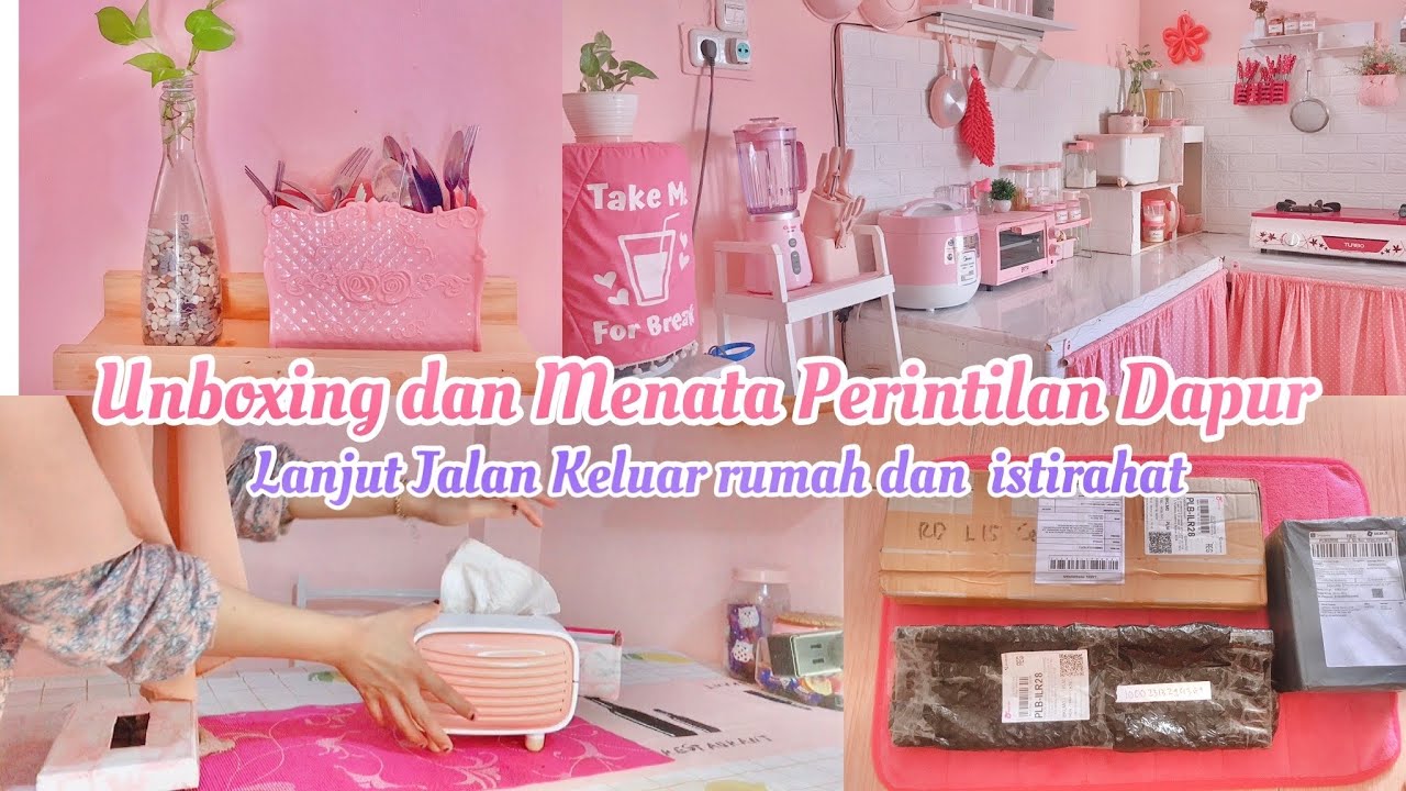 DAILY VLOG IBU RUMAH TANGGA | MENATA PERINTILAN DAPUR di DAPUR PINK ...